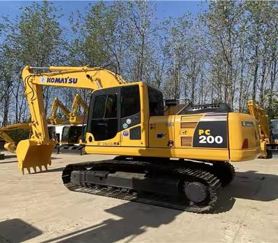 China PC200-8 Used Komatsu Excavator Yellow Track Length 2840mm for sale