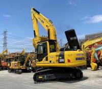 China Preowned Crawler Excavator PC200 Komatsu Used With 6 Cylinders for sale