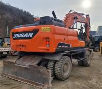China Original Korea Used Doosan DH140W With Good Condition Wheel Excavator for sale