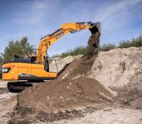 China DX55W-7 Mini Wheel Excavator 0.175m3 Doosan Hydraulic Excavator for sale