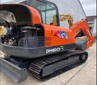 China Refurbished Doosan Hydraulic Excavator DH60-7 Max Digging Height 9660mm for sale