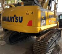 China 10 Meters Boom Used Excavator Komatsu PC200 Engine 5 Tons - 50 Tons for sale