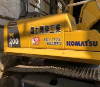 China 10 Meters Boom Used Excavator Komatsu PC200 Engine 5 Tons - 50 Tons for sale
