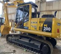 China 10 Meters Boom Used Excavator Komatsu PC200 Engine 5 Tons - 50 Tons for sale
