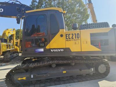 China Second Hand Vollvo EC210D 123kw power 18100kg  Hydraulic Crawler Excavator with D5E Engine Model for sale