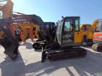 China Second Hand Factory price 6 tons Mini Vollvo EC60C  Hydraulic Crawler Excavator for Utility Installation for sale
