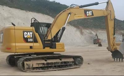 China Yellow Used Cat320 Excavator 1.19m³ Bucket capacity 22000KG Second Hand Digger for sale