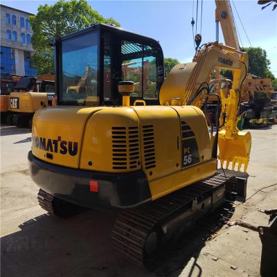 China 0.1m3 Bucket capacity Used Komatsu Excavator For PC56-8 Second Hand Excavator for sale