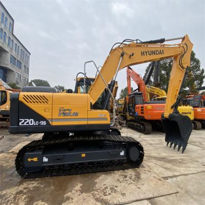 China 2023 22 Tons Used Hyundai 220lc-9s Excavator With Cummins Engine B5.9-C for sale