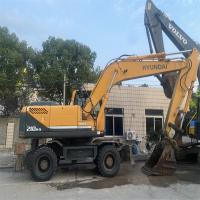 China 2014 Original Korean Imported Hyundai 210w-7 Used Wheeled Excavator for sale