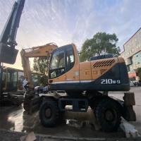 China 2014 Original Korean Imported Hyundai 210w-7 Used Wheeled Excavator for sale