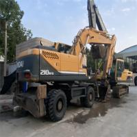 China 2014 Original Korean Imported Hyundai 210w-7 Used Wheeled Excavator for sale
