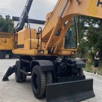 China 2014 Original Korean Imported Hyundai 210w-7 Used Wheeled Excavator for sale