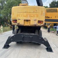 China 2014 Original Korean Imported Hyundai 210w-7 Used Wheeled Excavator for sale