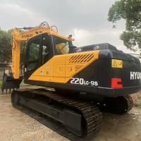 China Used Yellow  2020 Original Hyundai 220lc-9s Crawler Excavator Digger for sale