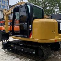 China Used Yellow 7ton  2021 mini CAT307E Crawler Excavator digger -Efficent for sale for sale