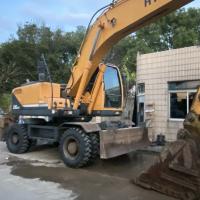 China 2020 Original Paint Used Yellow Hyundai 210W-9 Wheel Excavator Digger for sale