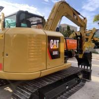 China 2020 yellow Used Cat Excavator 308E2 Mini Excavator Digger 8Tons Earthwork Machine  Hot Sale for sale
