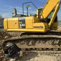 China Used Komatsu PC240 24 Ton Crawler Excavator  with Komatsu Engine and Pump Core Components Included for sale