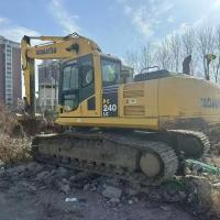 China Used Komatsu PC240 24 Ton Crawler Excavator  with Komatsu Engine and Pump Core Components Included for sale