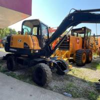 China Second-hand Hyundai 60 Wheeled Excavator 6000kg Operating Weight for sale