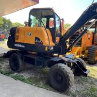 China Second-hand Hyundai 60 Wheeled Excavator 6000kg Operating Weight for sale