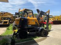 China Wheel Excavator Hyundai 60  Digger 6 Ton Used Excavator for sale