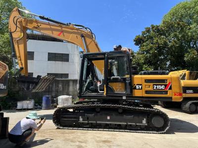 China Used Sany SY215C Hydraulic Crawler Excavator in Excellent Condition for sale