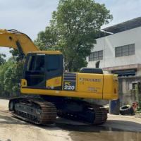 China Used Construction Machinery Komatsu PC220 PC220-7 Diggers Hydraulic Backhoe Crawler 22 Tons Second-hand Komatsu Excavator for sale
