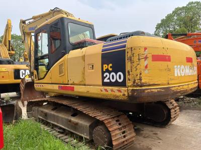China Second Hand Komatsu Pc200 Machinery Hydraulic Backhoe Crawler 20tons Mini Used komatsu Excavators for sale