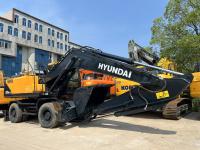 China Used Korea hyundai 210w 21Ton Hydraulic Wheel Excavator Hyundai 210W R210W-9 for sale
