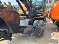 China Used Korea hyundai 210w 21Ton Hydraulic Wheel Excavator Hyundai 210W R210W-9 for sale