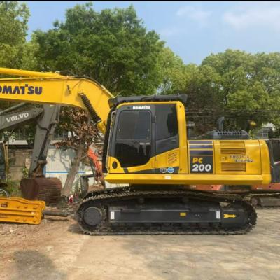 China SecondHand Komatsu Pc200 Machinery Hydraulic Crawler 20tons Mini Used Excavators for sale