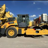 China 55.4kW Rated Power Single Drum Asphalt Roller for Precise Paving in Yellow for sale