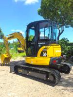 China 2022 used Komatsu PC55 mini excavator, 5.5 tons | Zero tail swing | Used mini excavator | 2000 hours | 1-year warranty for sale