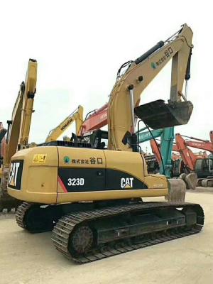 China Used Japanese Imported 23 Ton CAT 323D Excavator Equipped with Caterpillar C6.6 Engine for sale