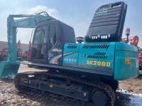 China Hot Sale Kobelco SK200D Crawler Excavator 20 Tons Excavator Engine High Efficiency Low Fuel Consumption Kobelco 200 for sale