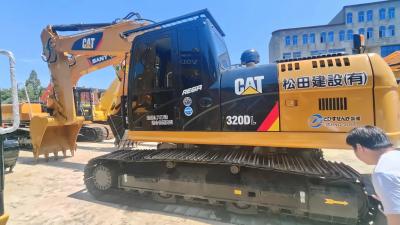 China Caterpillar 320 320D 320D2 Used 20ton Excavator Stock with Core Components Motor Gearbox Bearing PLC for sale