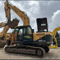 China Hyundai 220LC-9S 22Ton Crawler Excavator Construction Machinery CE Certified Used Hydraulic for sale