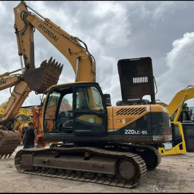 China Hyundai 220LC-9S 22Ton Crawler Excavator Construction Machinery CE Certified Used Hydraulic for sale