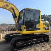 China Komatsu PC120 Excavator 12Ton Mini Digger Hydraulic Crawler Used  Construction Farm for sale