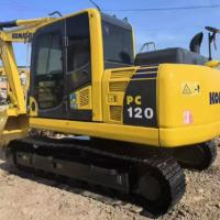 China Komatsu PC120 Excavator 12Ton Mini Digger Hydraulic Crawler Used  Construction Farm for sale