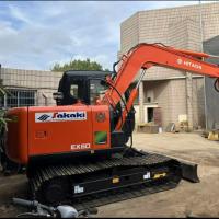 China Used Japanese Original Hitachi EX60 Small 6tons Crawler Excavator in Good Working Condition for Sale for sale