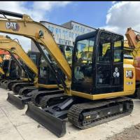China Original Caterpillar 305.5E2 Mini Excavator 5.5Ton Operating Weight Yanmar Engine for sale