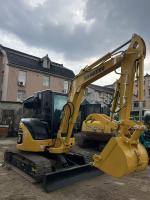 China Japanese original Komatsu 55MR with left and right swing arms high quality second-hand small excavator low price for sale