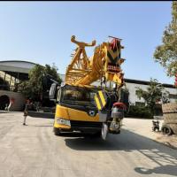 China Hydraulic Telescopic Boom Used Mobile Truck Crane Factory Authorized 48.5m Lifting Height for sale