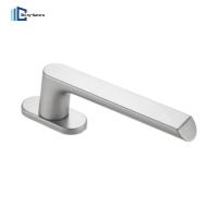 China American Style Privacy Lever Handle Lock Set Matte Aluminum Door Handle for sale