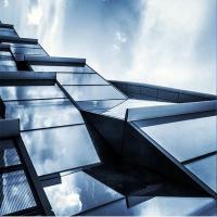 China Aluminum Panel Curtain Wall Window System Closed Glass Curtain Wall for sale