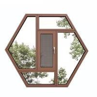 China Modern Awning Windows , Awning Style Casement Windows For Office Building for sale