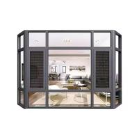 China Horizontal Opening Pattern Broken Bridge Aluminum Window Waterproof Fireproof for sale